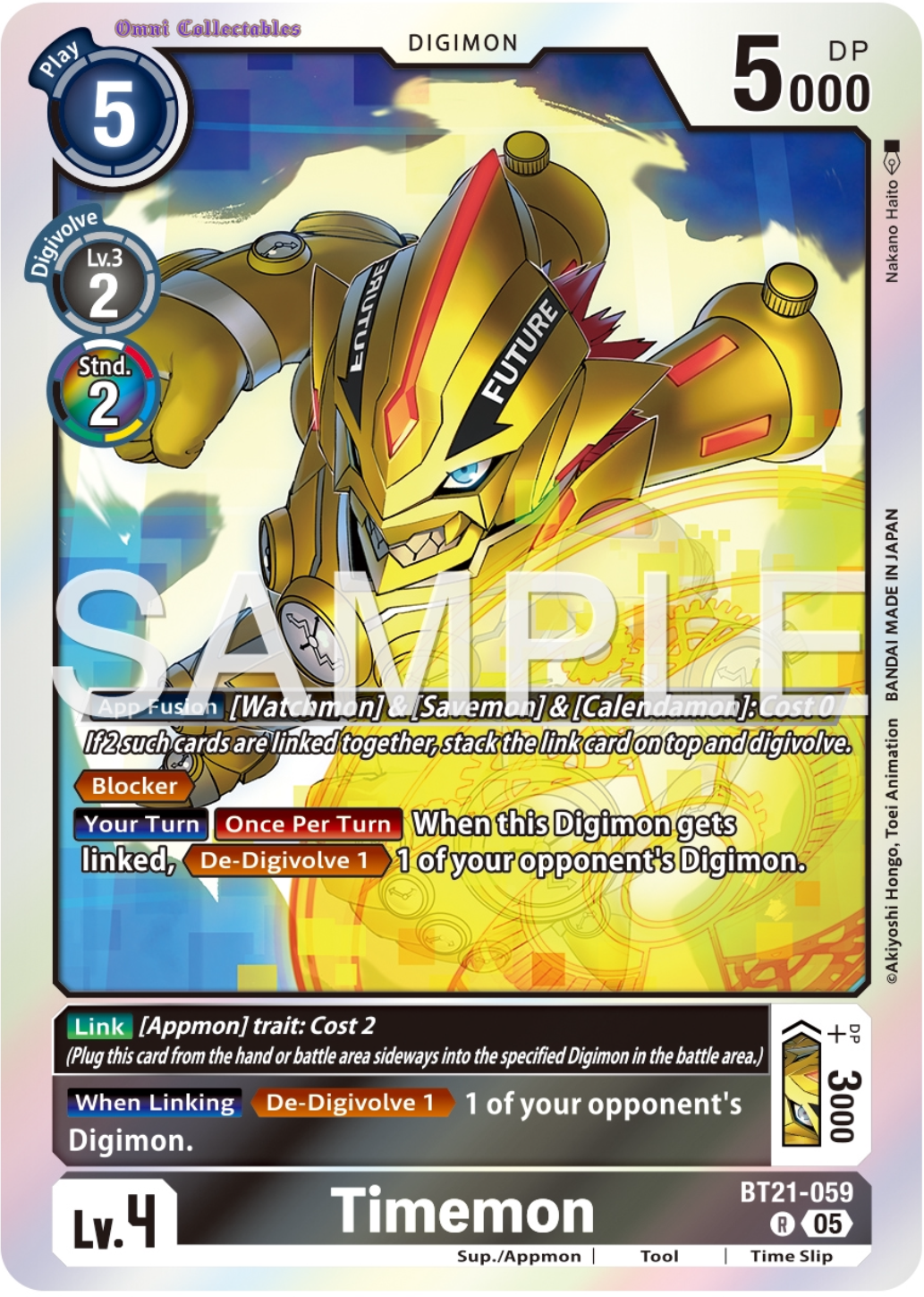 BT21-059 Timemon Rare