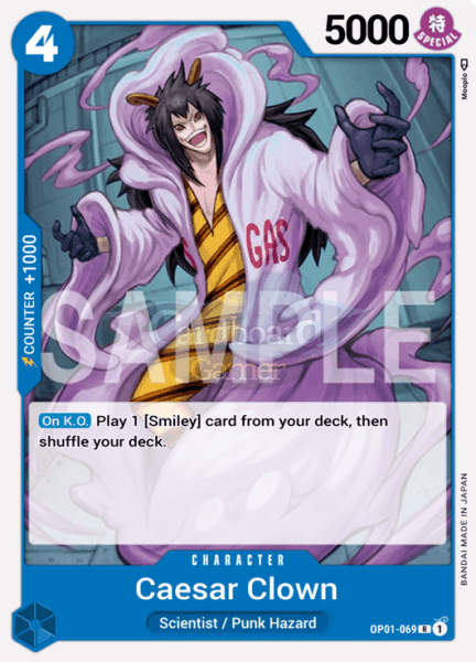 OP01-069 Caesar Clown Rare Pre-Errata Wave 1